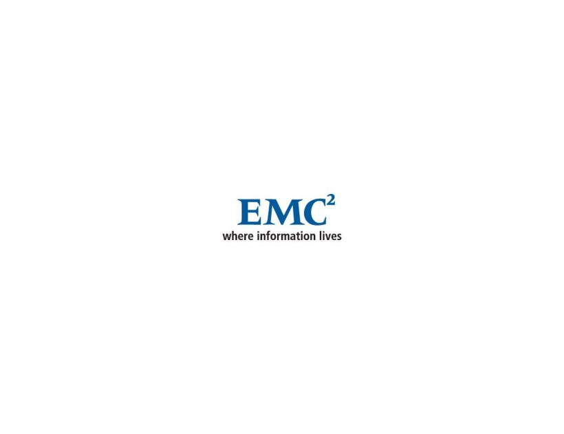White Emc Logo